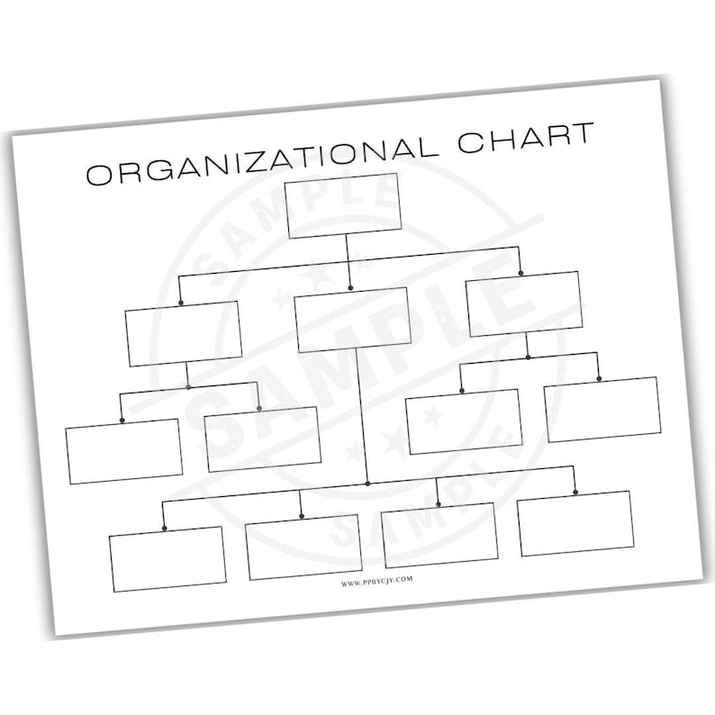 Business Organizational Chart | Departmental Company Structure ...
