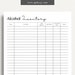 Alcohol Bar Inventory Tracker | Liquor Cabinet Supply Stock Manager ...