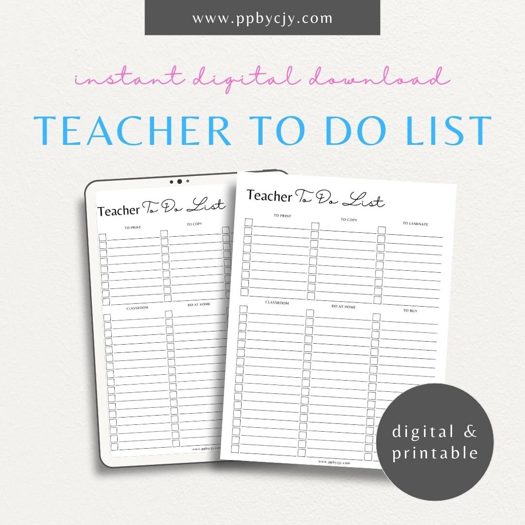 Teacher Productivity Planner | Classroom Educator Organization ...