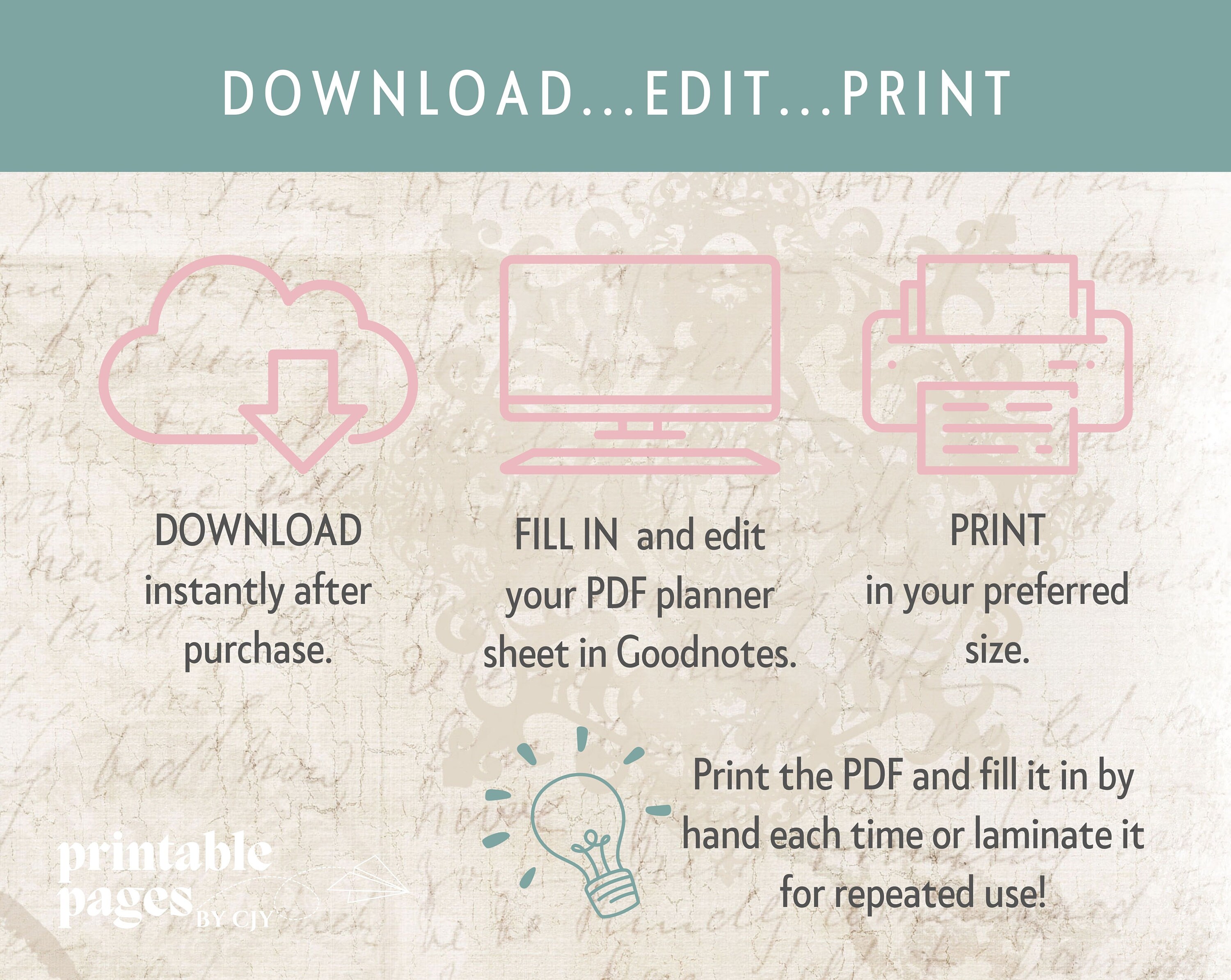 Returns Tracker Printable Page Small Business Return Sheet Order Return ...