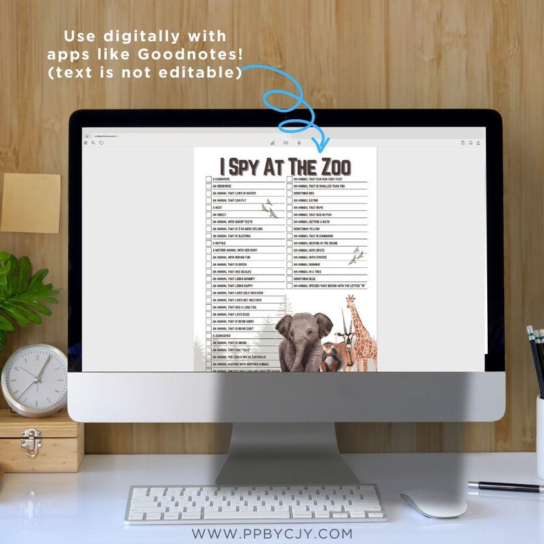 Zoo Adventure Scavenger Hunt for Kids | Printable Game | Instant ...