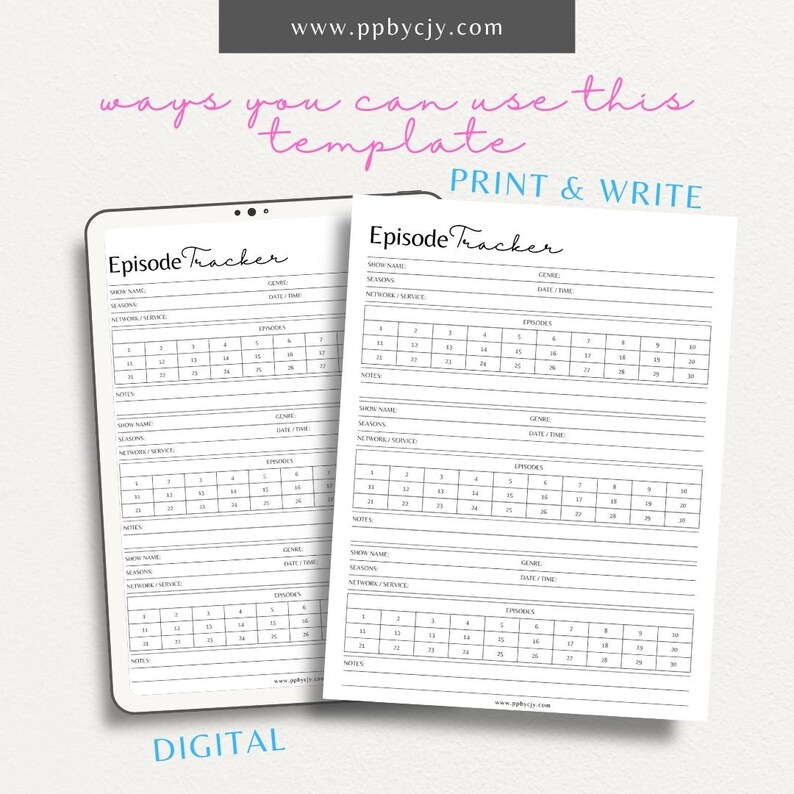 TV Binge Watching Show Tracker | Television Series Watchlist | TV Show ...