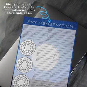 Night Sky Observation | Stargazing Log and Astronomy Tracker ...