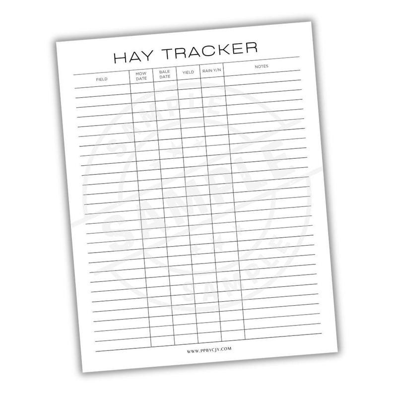 Hay Yield Production Tracker | Hay Baling Field Management Inventory ...