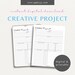 Creative Project Planner Printable Template Digital Download Project ...