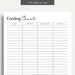Animal Feeding Schedule Chart Printable Pet Meal Nutrition Routine ...