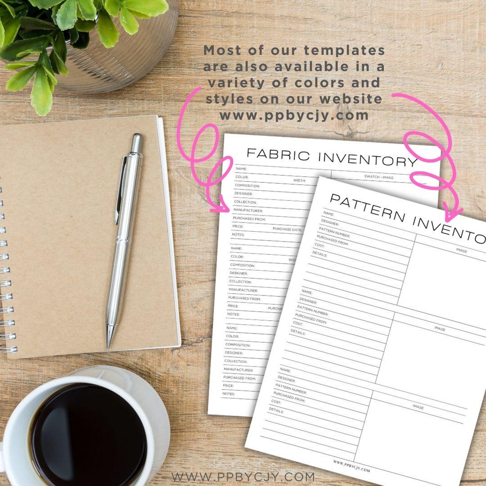 Sewing Project Planner Bundle | Sewing Pattern Fabric Organizer | DIY ...