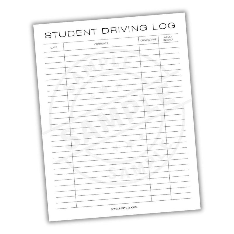 Driving Logs - Etsy