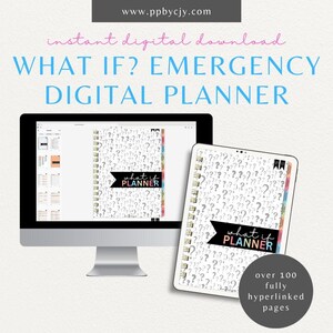 Emergency "what If" Digital Planner | Instant Digital Download ...