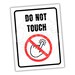 Do Not Touch Printable Sign | Classroom, Lab, Museum (instant PDF ...