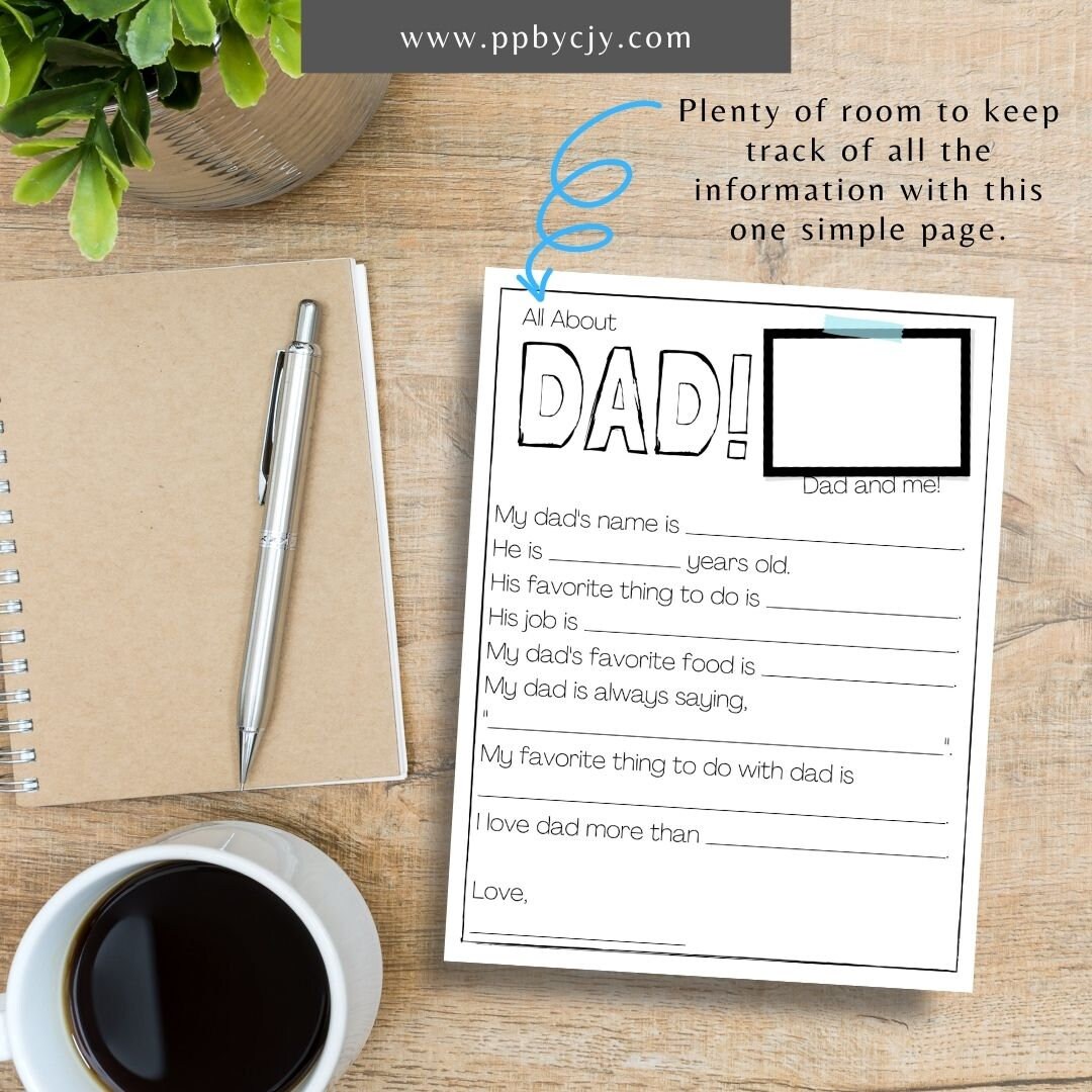 All About My Parent Activity Father Bonding Interview Page Mother ...