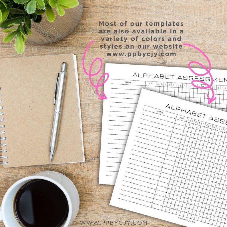 Alphabet Assessment Sheet Printable | Upper and Lowercase Letter ...