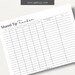 Shared Server Tip Tracker Restaurant Tip Distribution Sheet Cafe Bar ...
