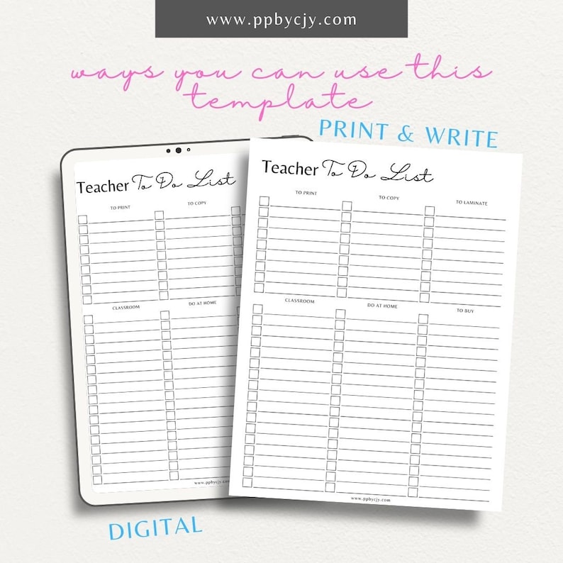 Teacher Productivity Planner | Classroom Educator Organization ...