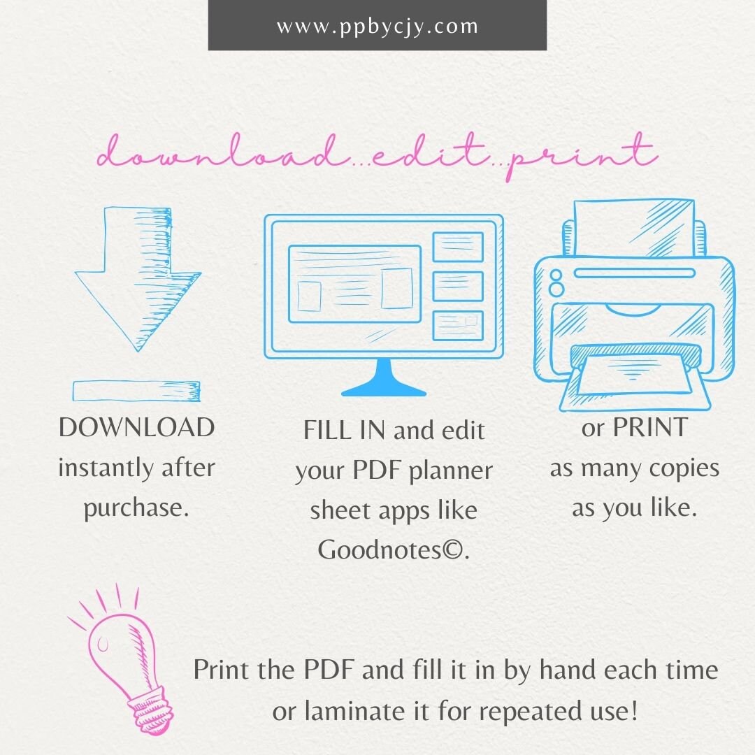 Sectioned Grocery Shopping List Weekly Categorized Grocery Food ...