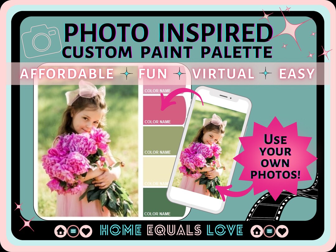 Photo-inspired Custom Paint Palette Paint Consultation Wall Color ...