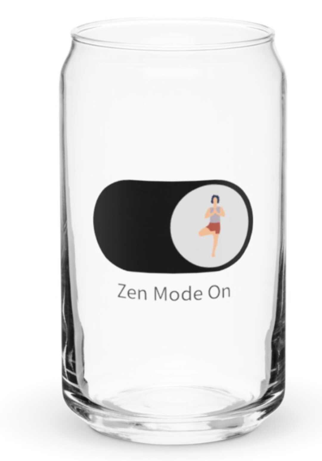 Yoga Glass Cup Yogi Coffee Glass Funny Yoga Cup Meditation - Etsy