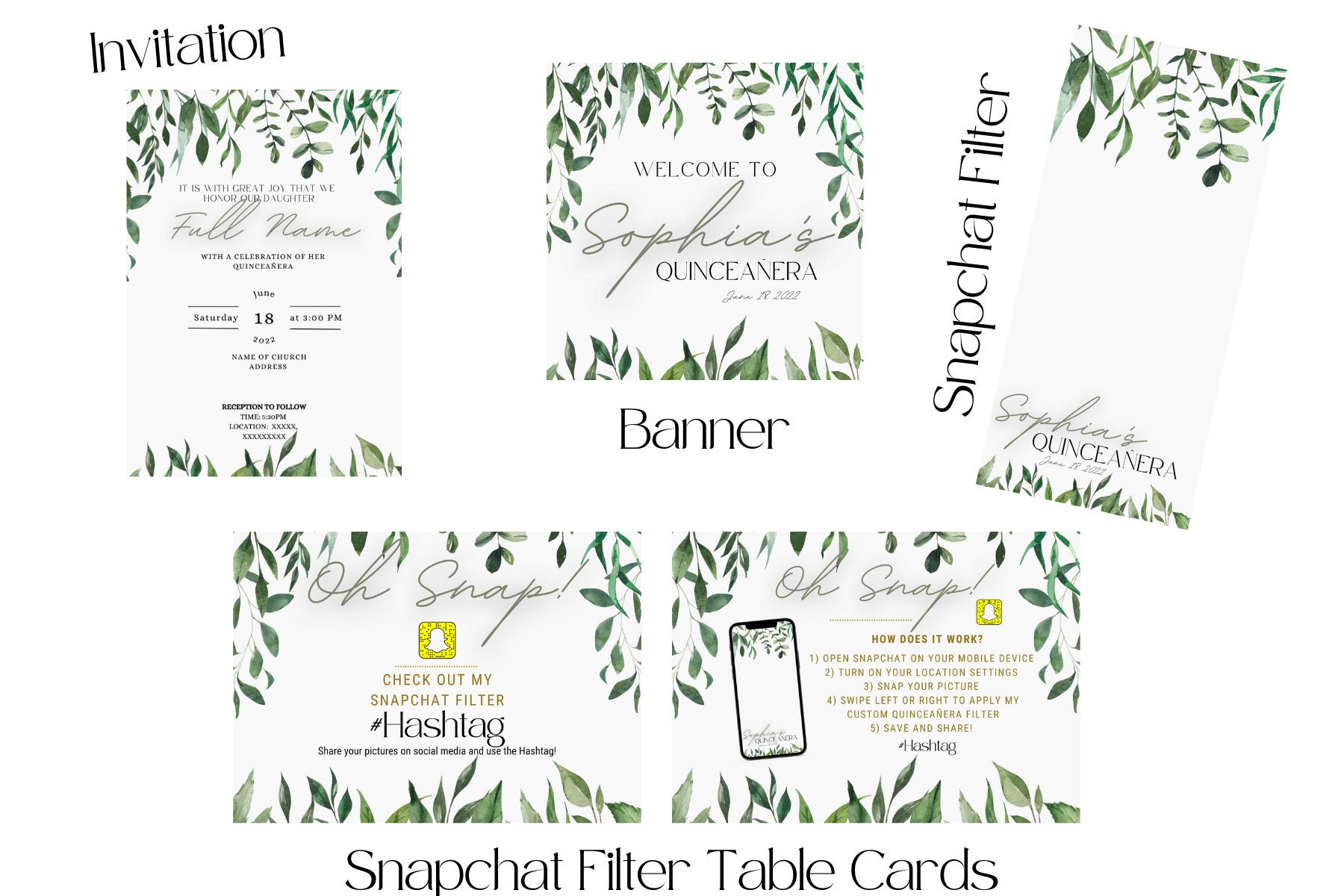 Invitation Package - Birthday - Etsy