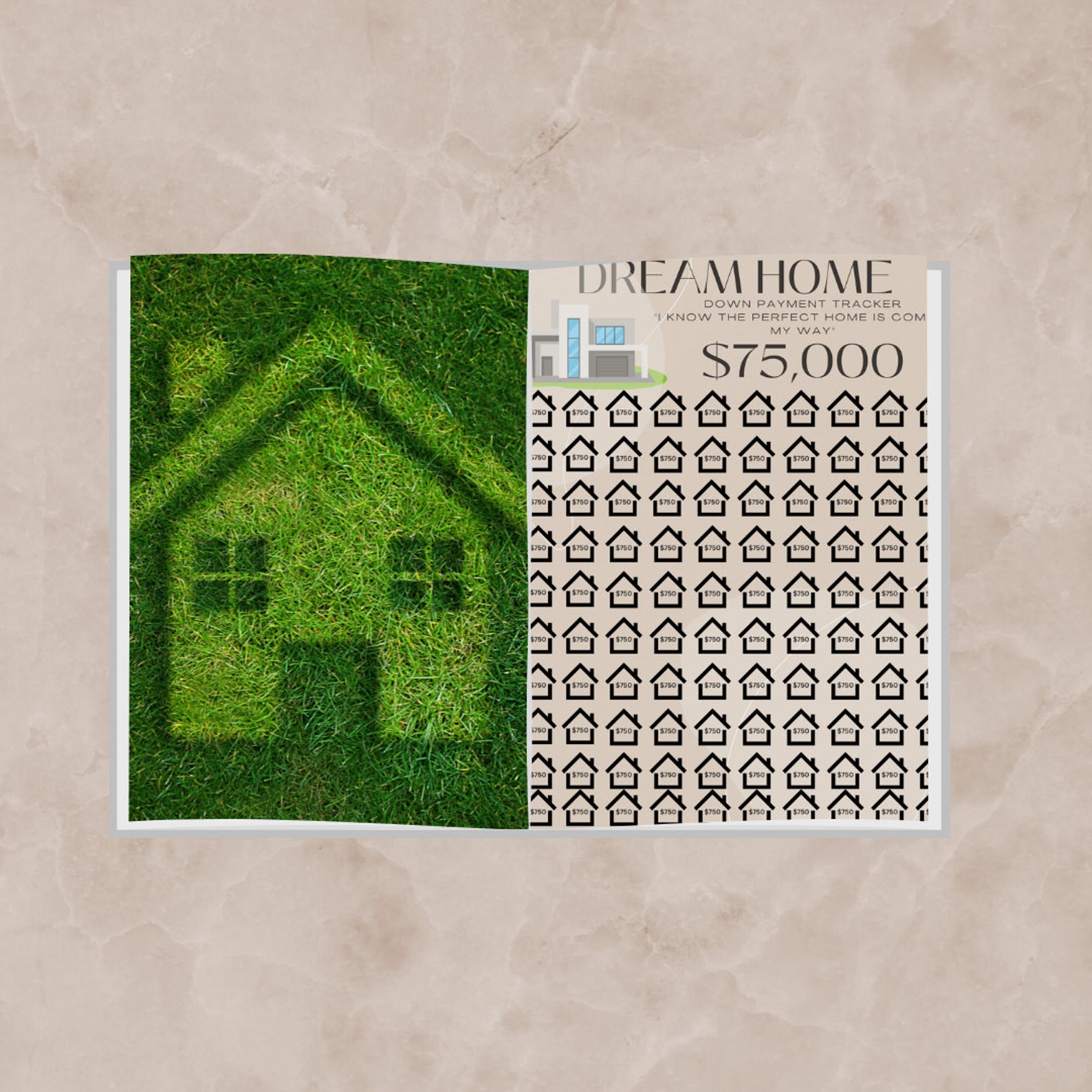 Dream Home Vision Board| Down Payment Savings| Dream Home| Manifest ...
