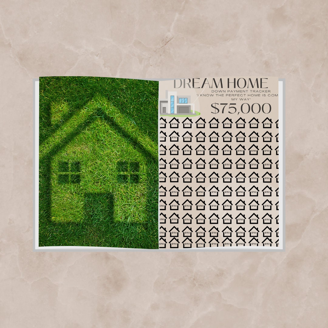 Dream Home Vision Board| Down Payment Savings| Dream Home| Manifest ...