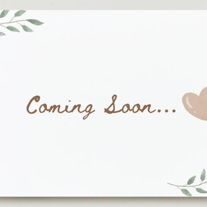 Editable - Edit Yourself- Baby Coming Soon on the Way Tell Family ...