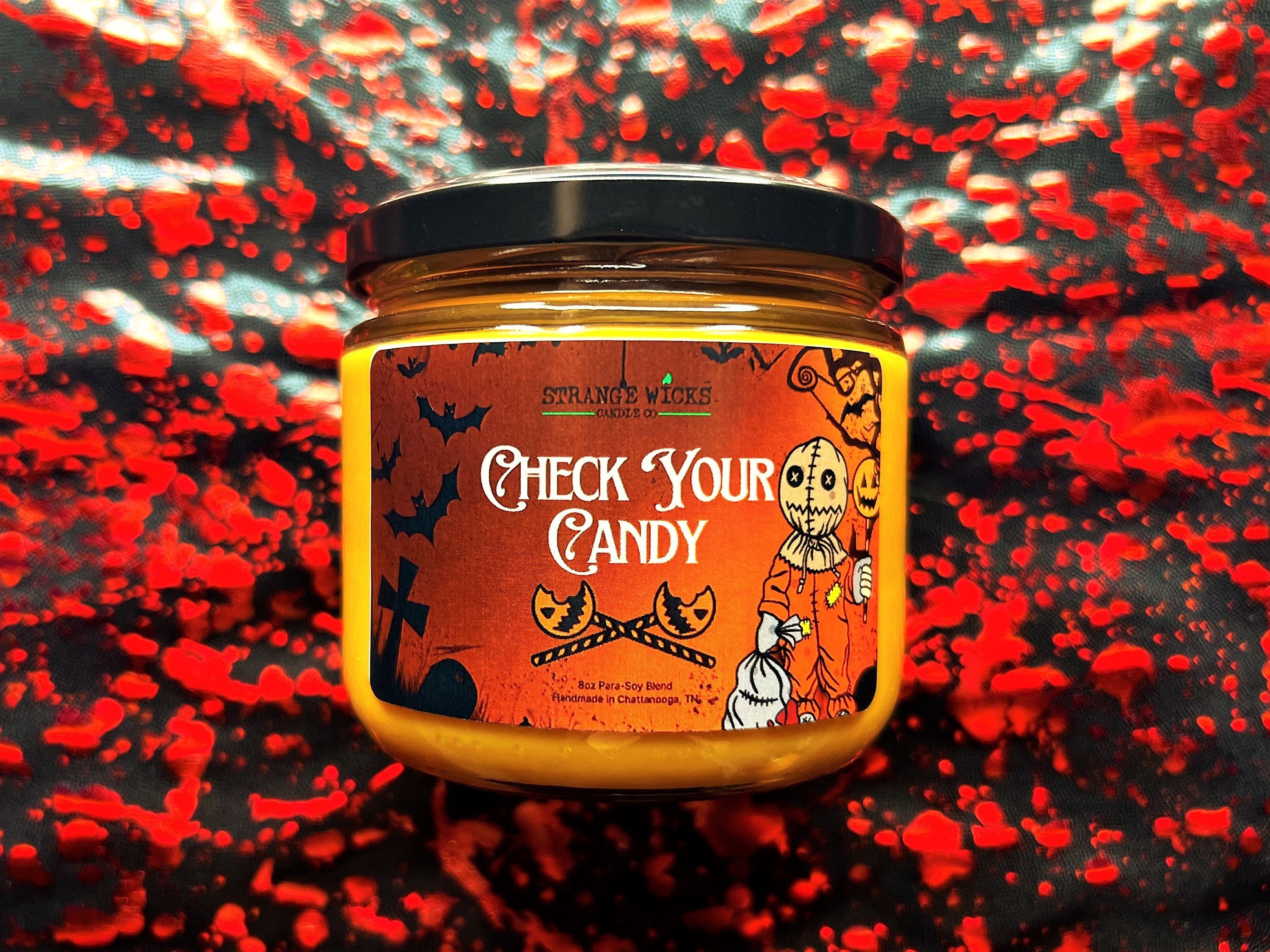 Check Your Candy Candle - Etsy