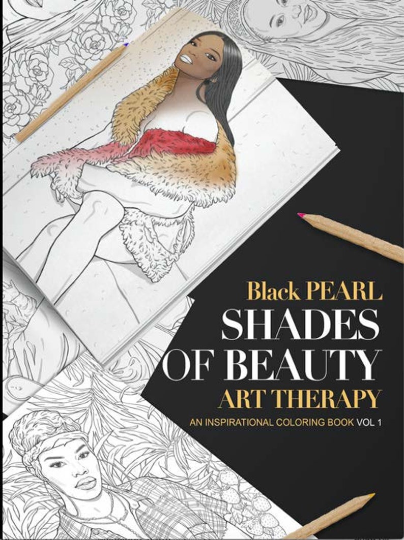 Coloring Book With Black Girls Shades of Beauty Coloring Book - Etsy