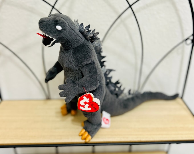 RARE Vintage Godzilla Retired Ty Classic Beanie Baby - Etsy