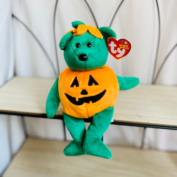 Ty Beanie Babies Pumpkin Bear - Etsy