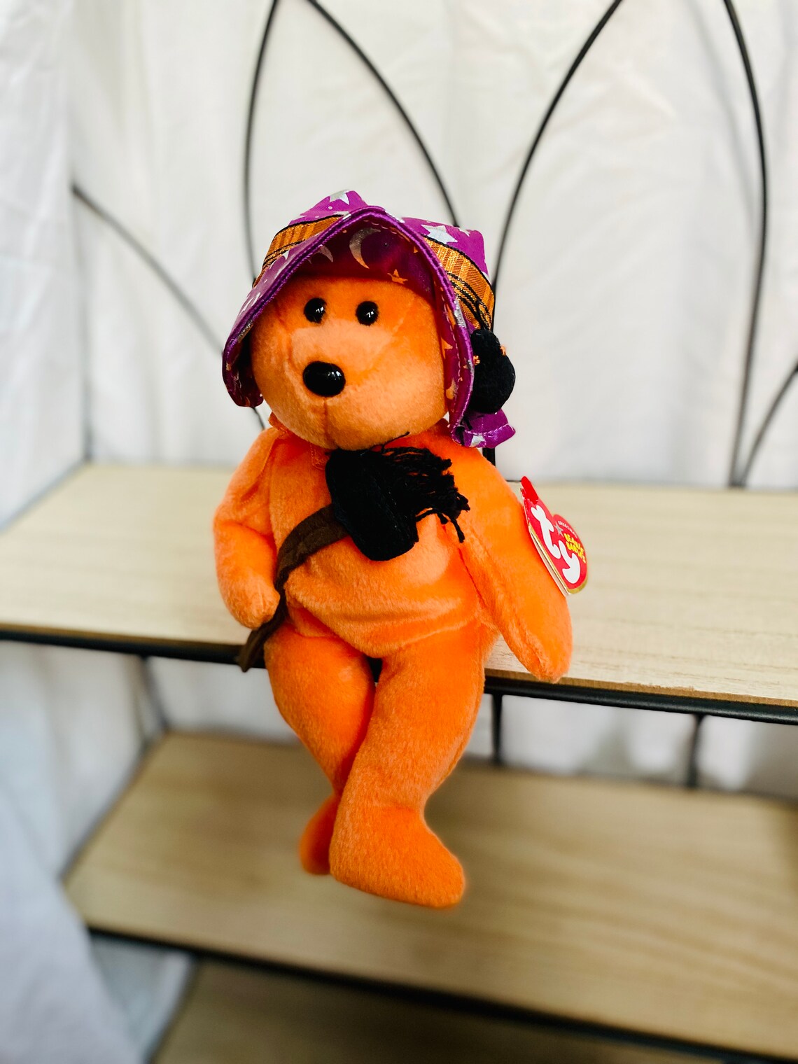 Vintage Prunella the Witch - Retired Halloween Beanie Baby - Etsy