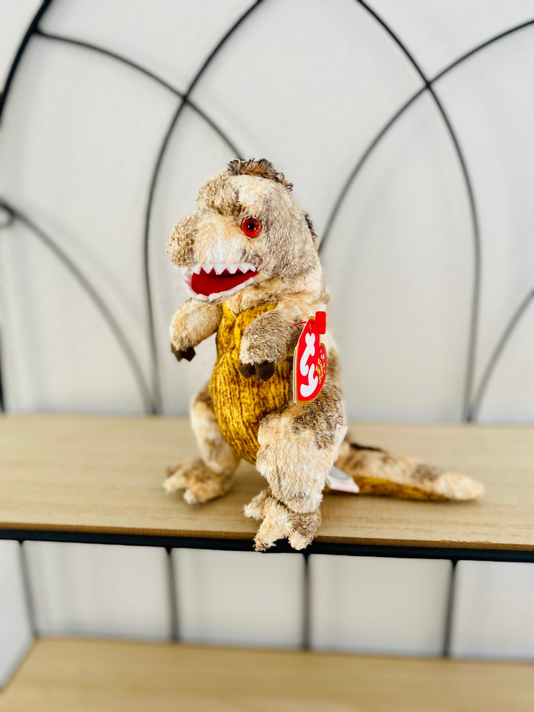 Vintage Toothy the T. Rex Dinosaur - Retired Beanie Baby - Etsy