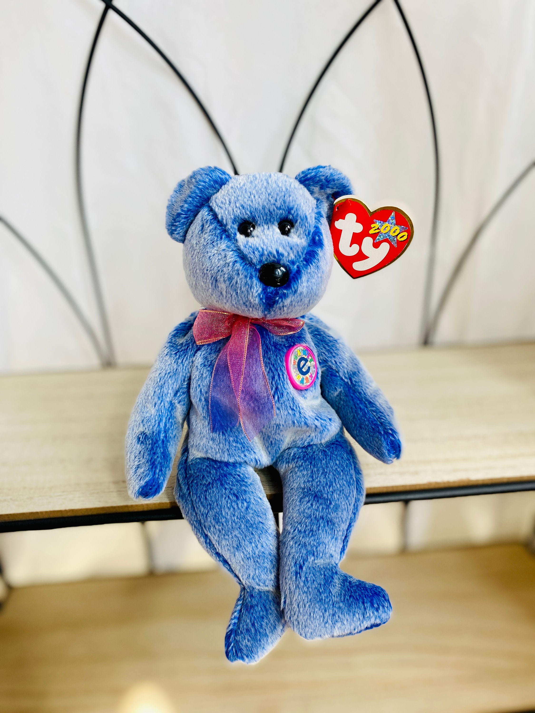 Vintage Periwinkle the Bear - Retired Beanie Baby - Etsy