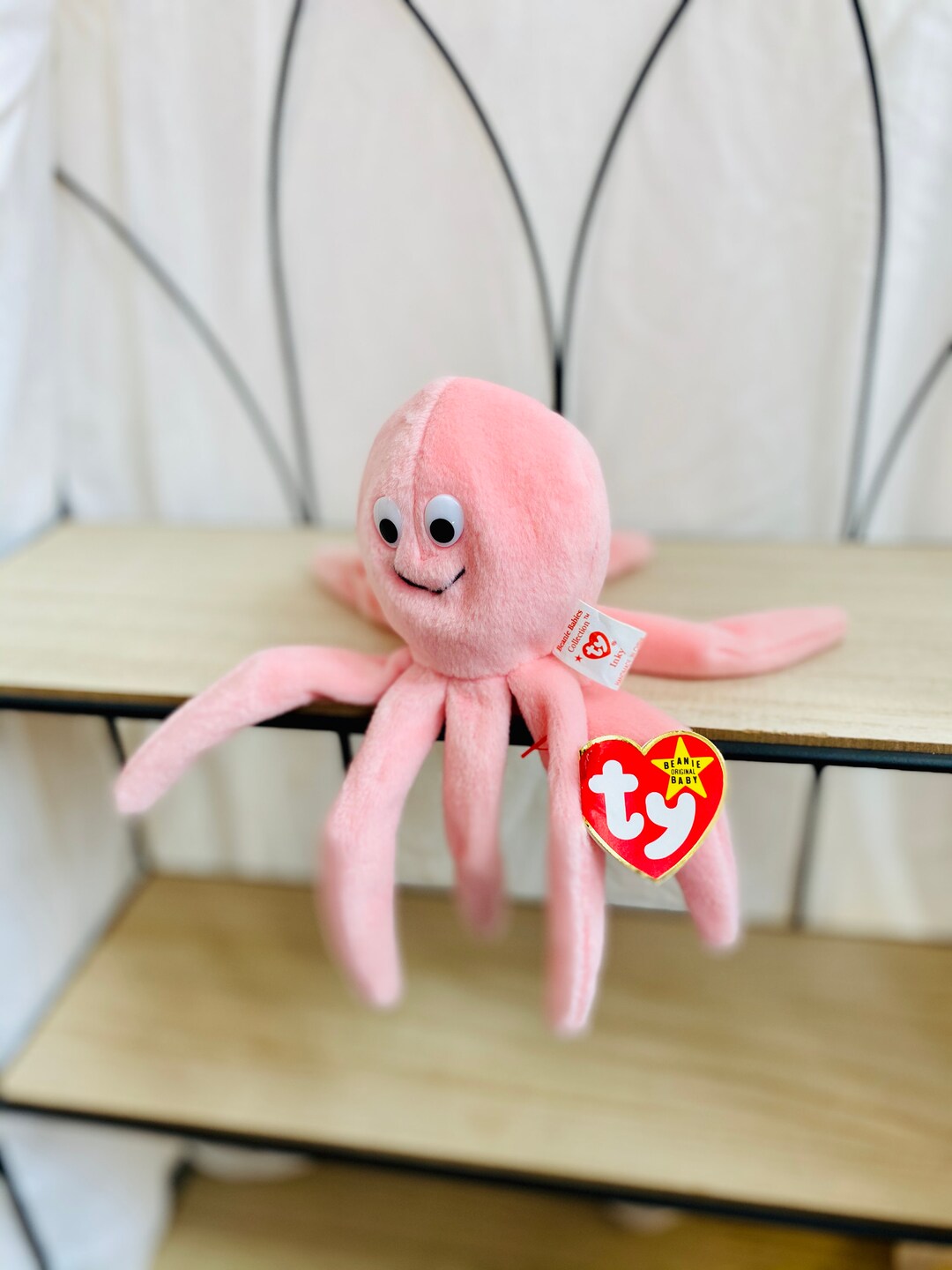 Vintage Inky the Octopus - Retired Beanie Baby - Etsy