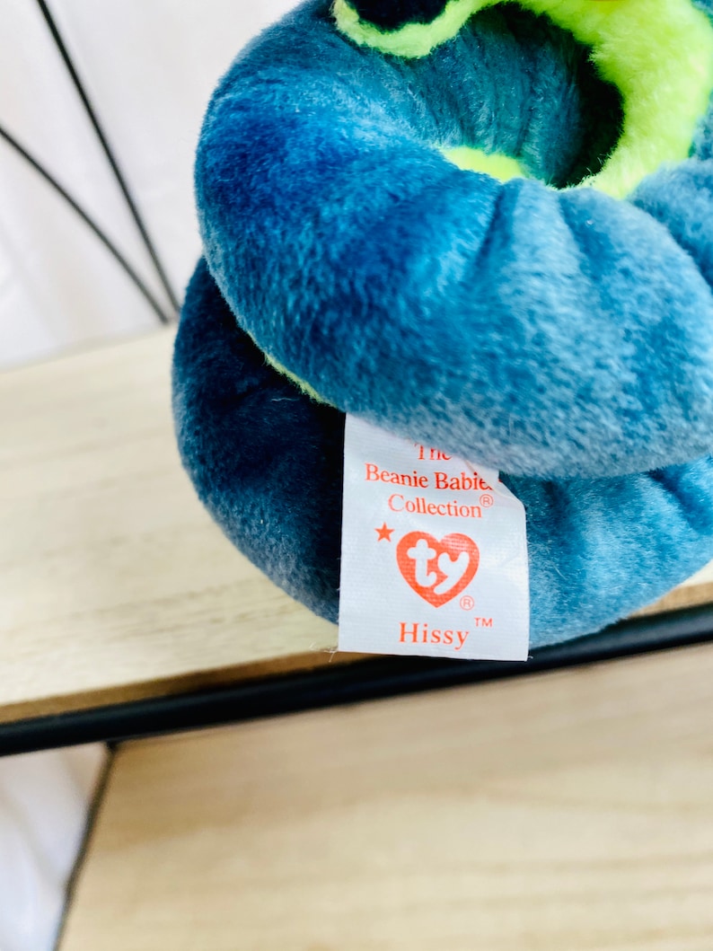 Vintage Hissy the Snake Retired Beanie Baby - Etsy