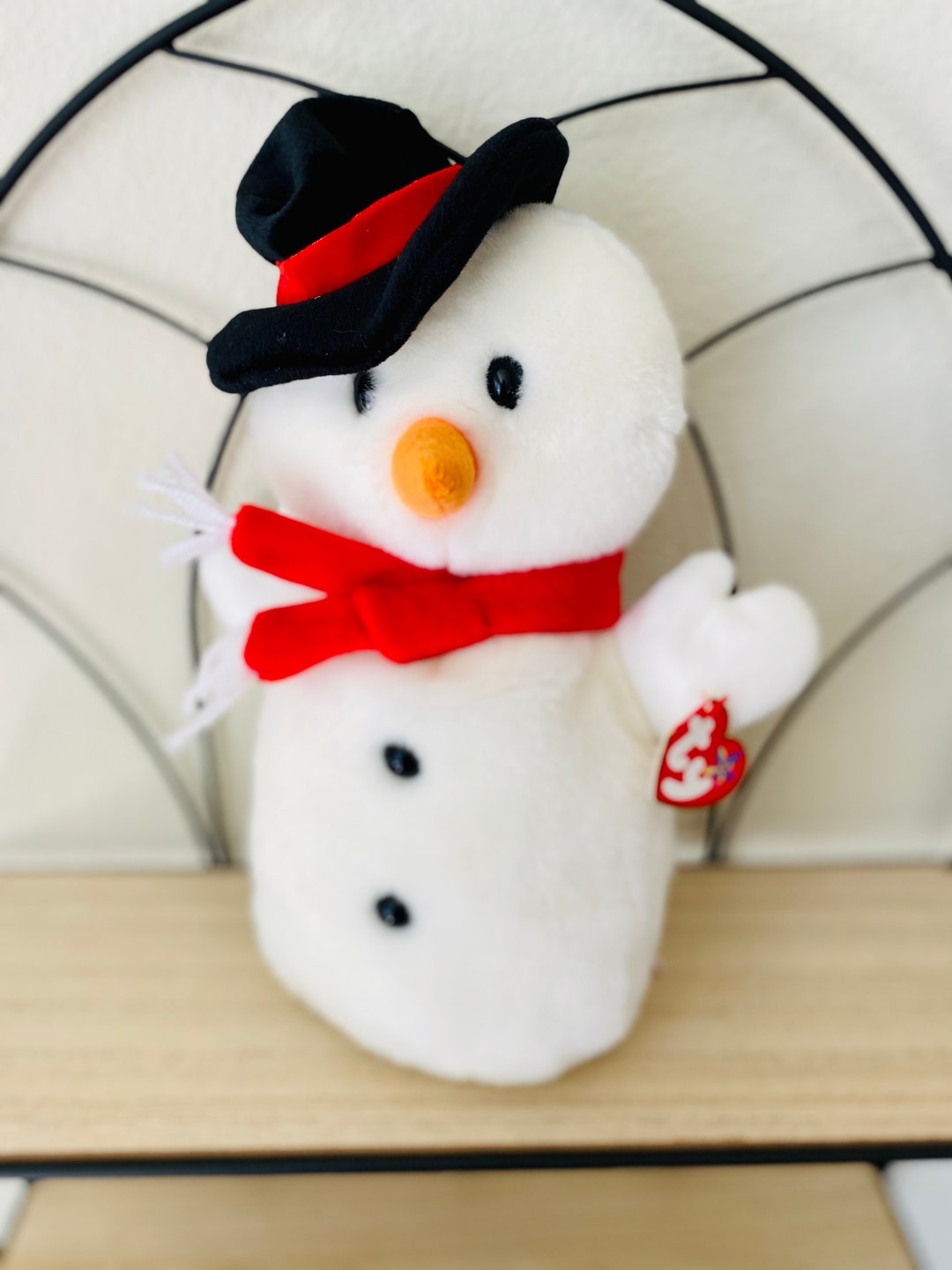 Vintage Snowball the Snowman BUDDY - Large Version of the Beanie Baby ...