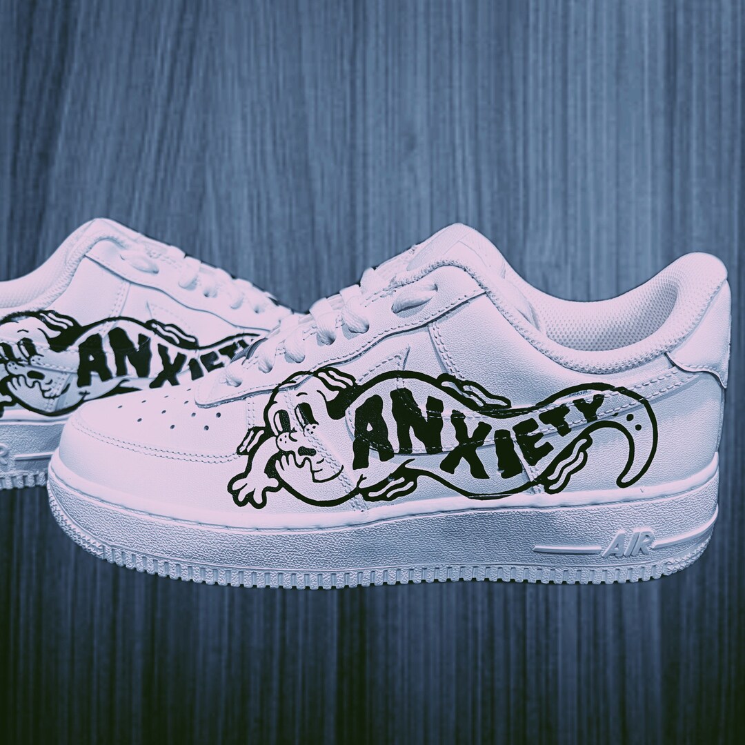 Anxiety Air Force 1s - Etsy