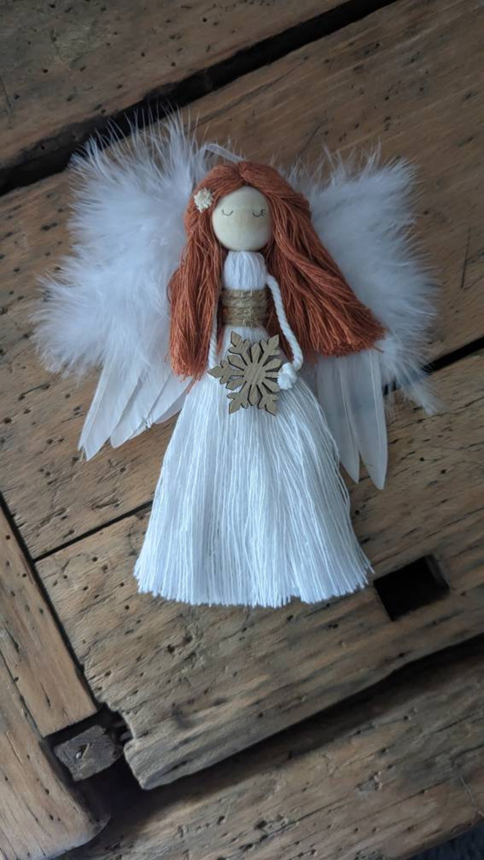 Décoration Ange ange en macramé ange symbole ange hommage - Etsy France