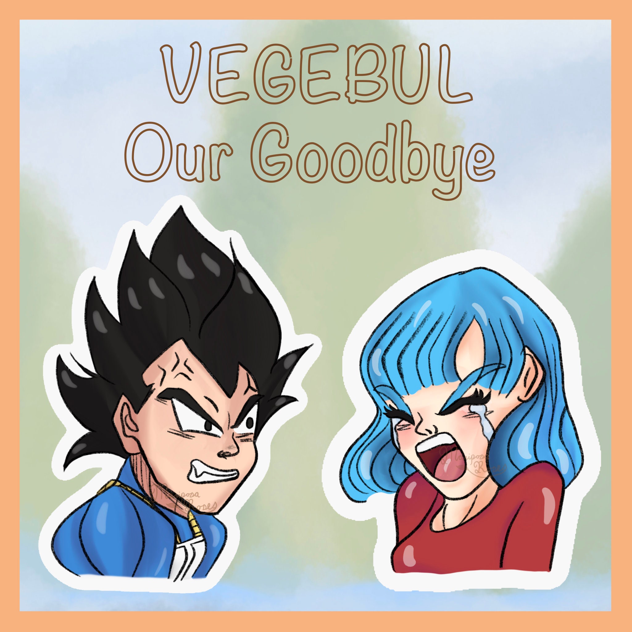 Dragon Ball Z Stickers | Vegeta | Bulma Briefs | (glossy) Sticker - Etsy