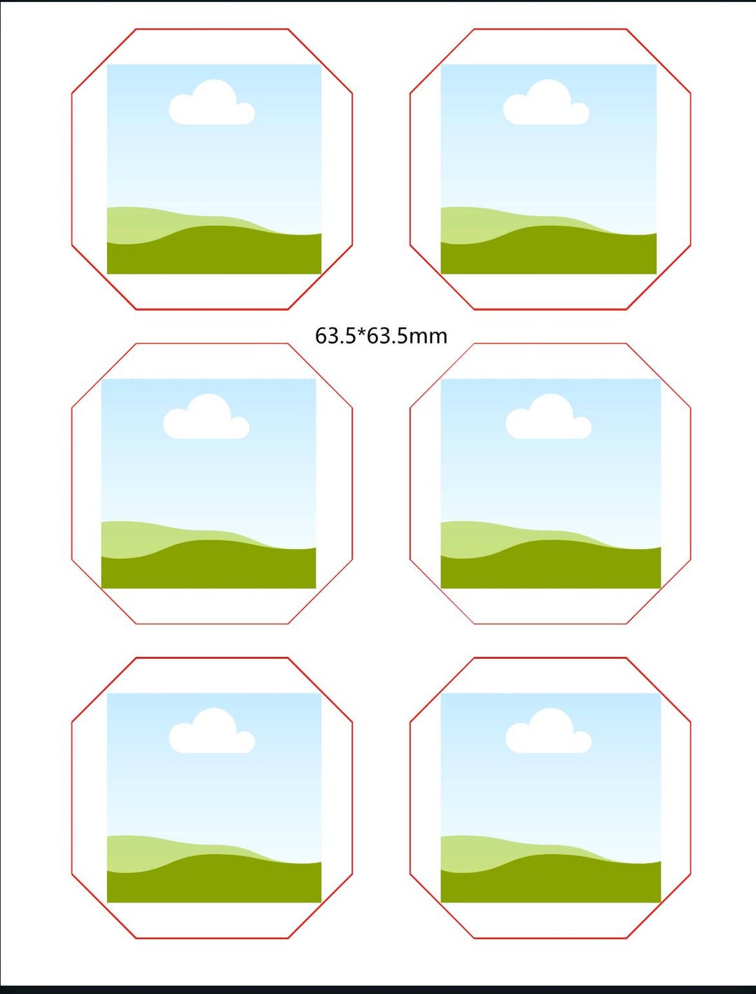 Editable Magnet Template 63.5×63.5mm | Canva Custom Magnet Design ...