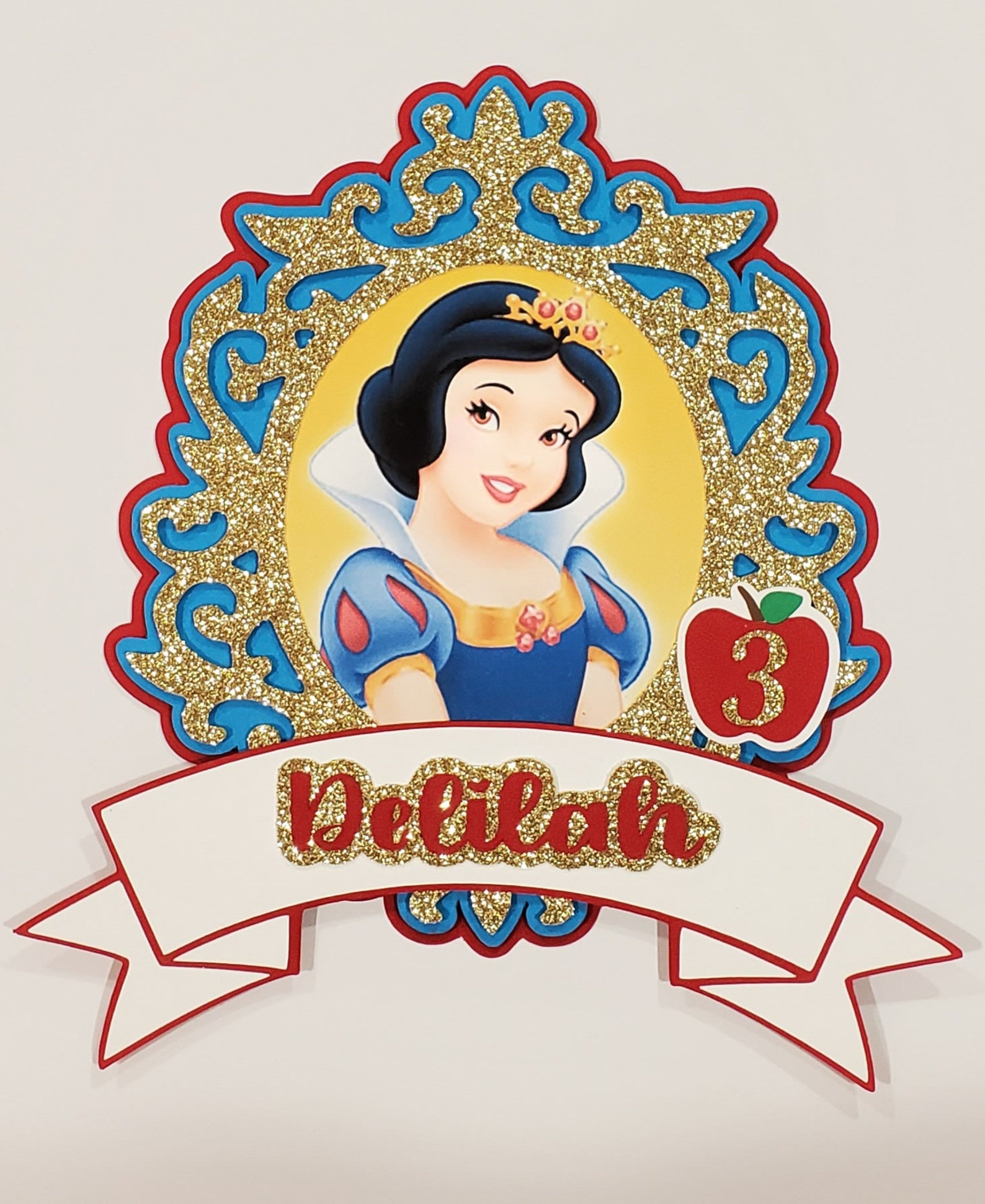 Snow White Cake Topper | Etsy