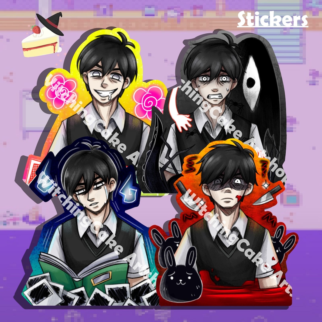 OMORI Emotions Set 1 Vinyl Stickers - Etsy