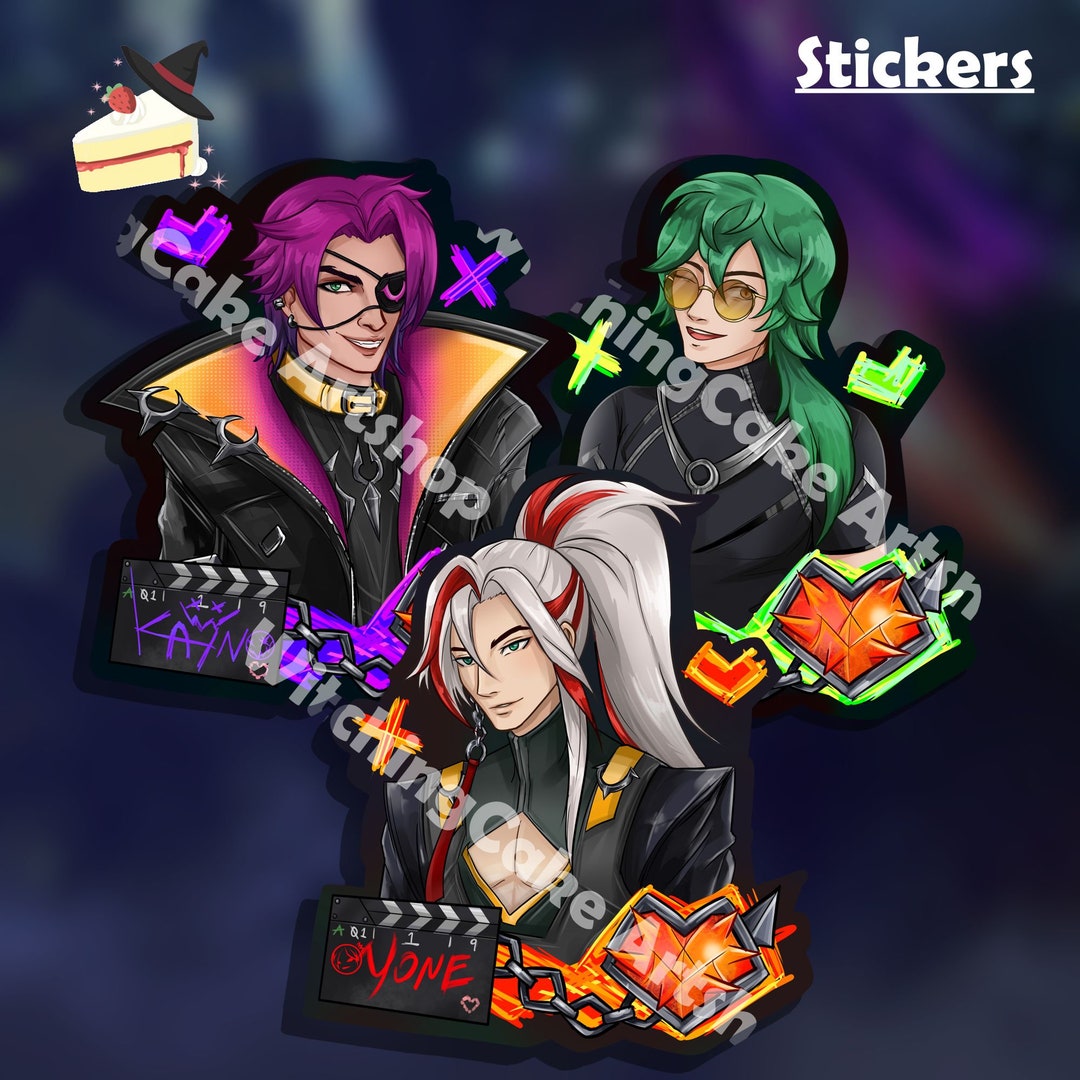 Heartsteel Ezreal, Kayn & Yone - Vinyl Sticker - Etsy