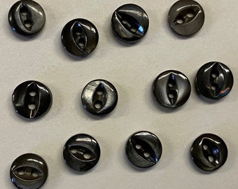 Black Pearl Buttons | Etsy