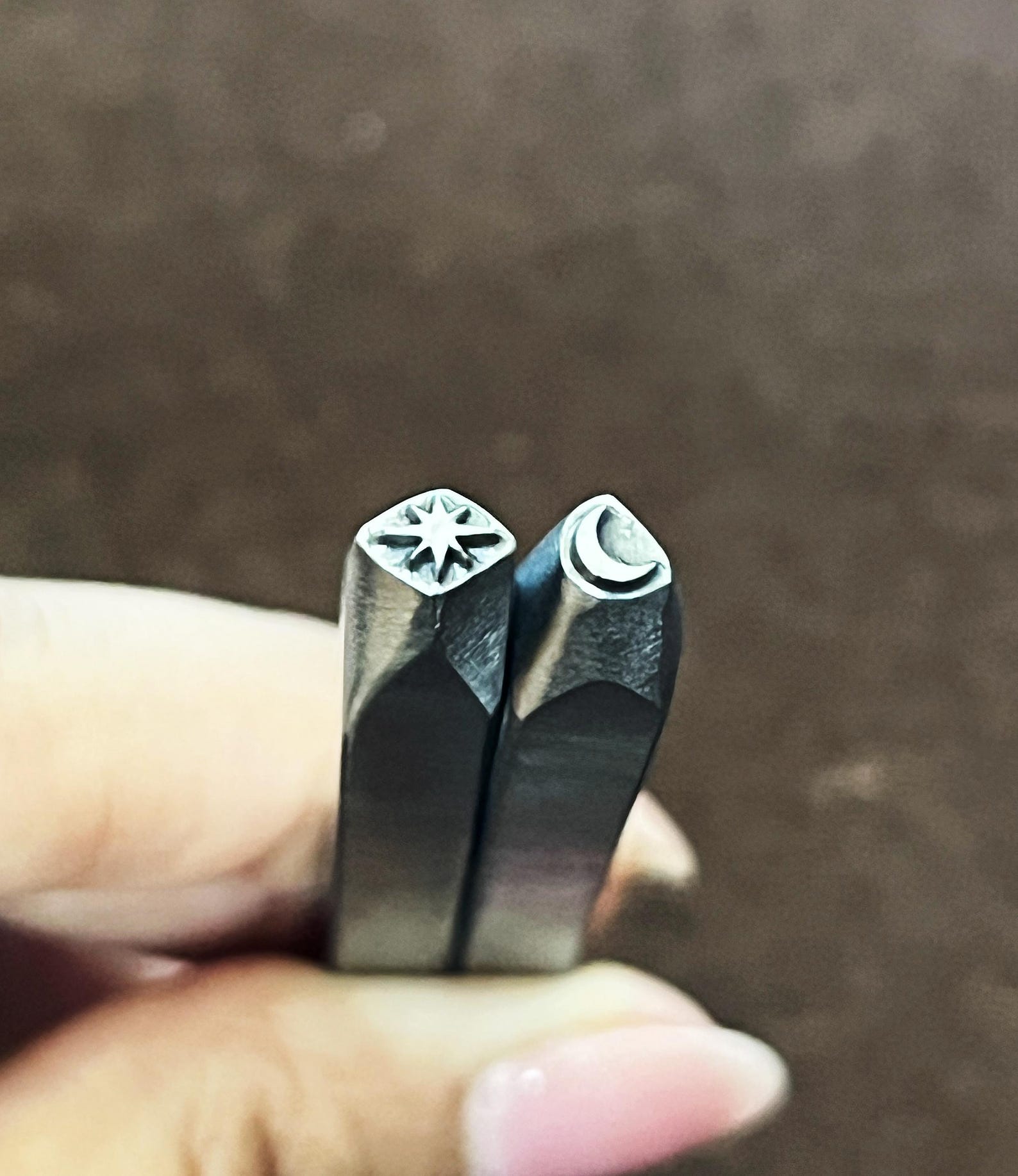 Sun/moon Steel Punches Jewelry Metal, Leather Stamping Tools Bracelet ...