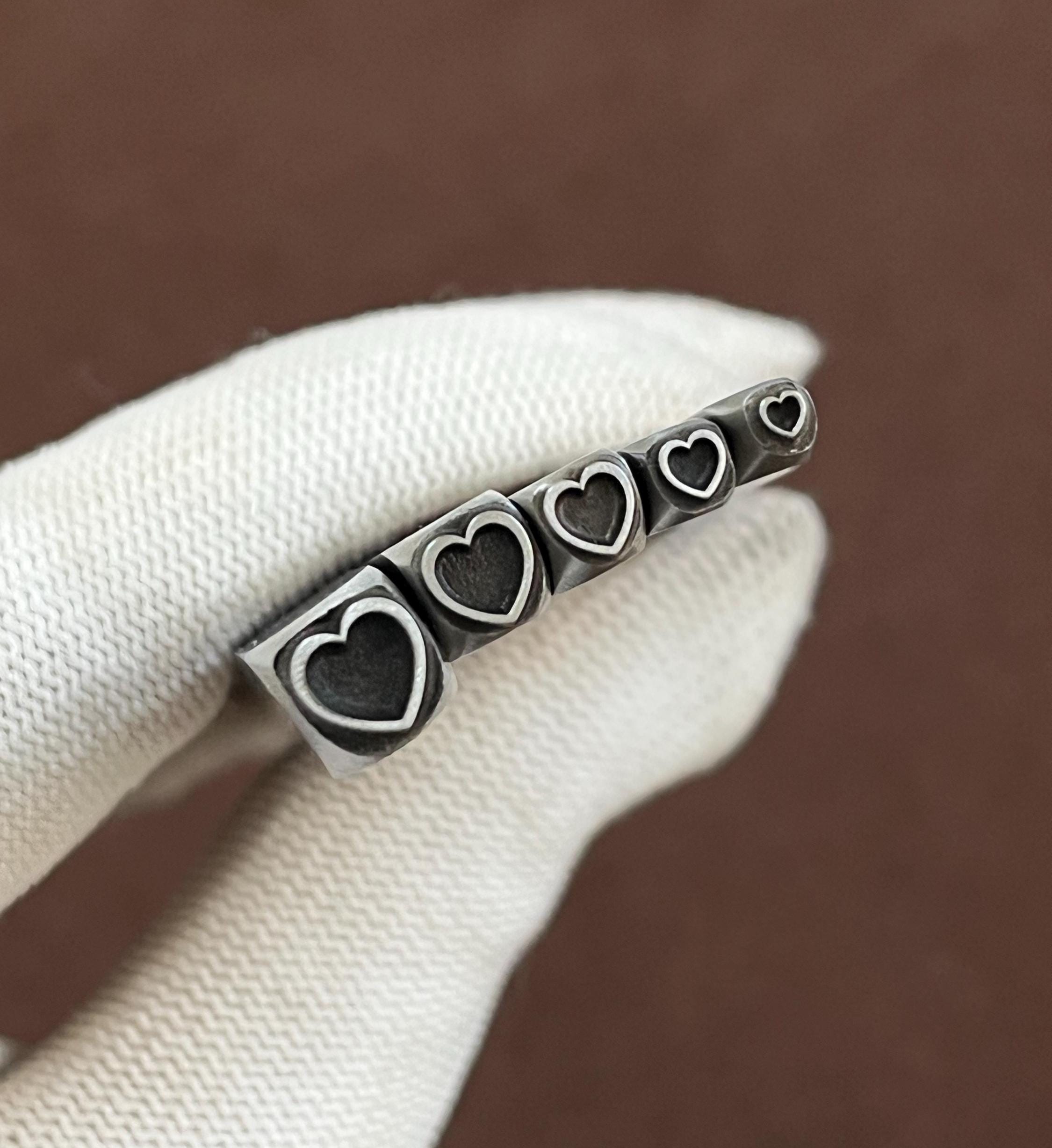 Love/heart Steel Punches Jewelry Metal, Leather Stamping Tools Bracelet ...