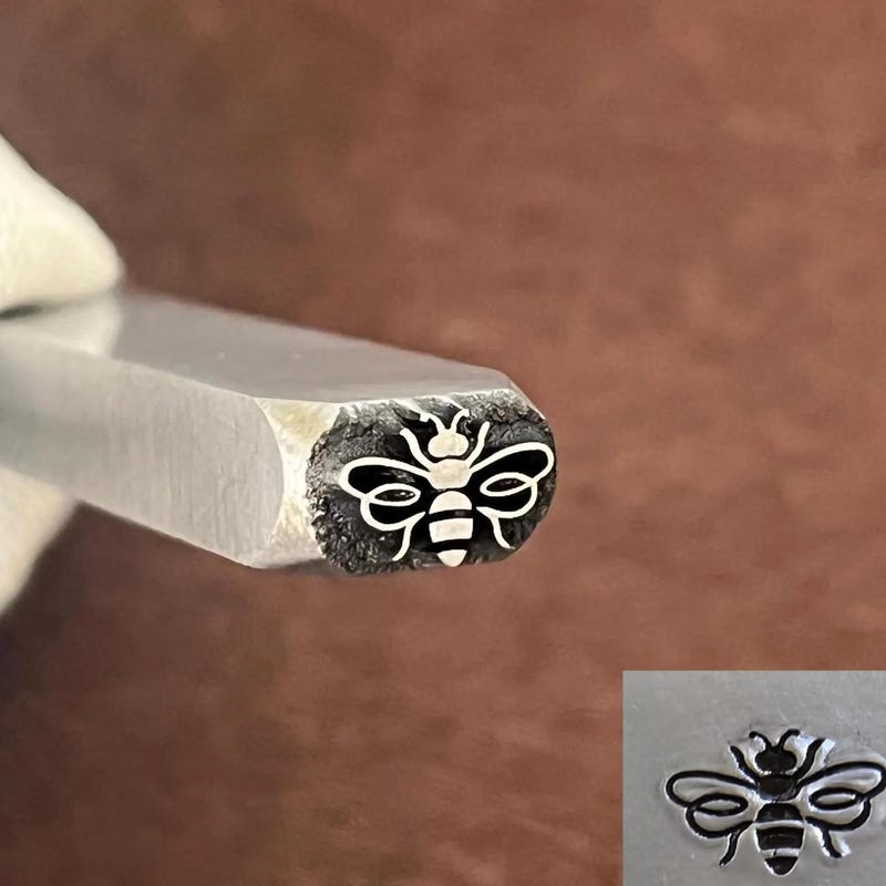 Bee Rubber Stamp - Etsy