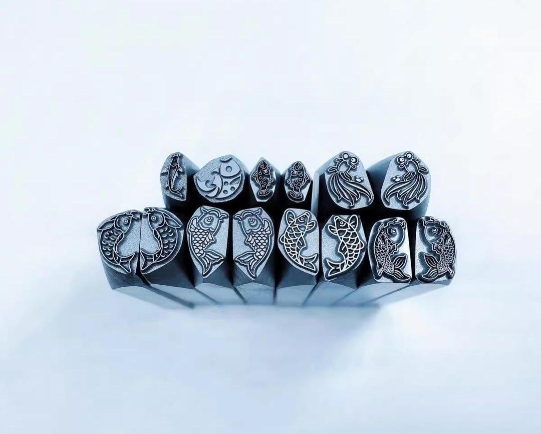 Fish Steel Punches Jewelry Metal, Leather Stamping Tools Bracelet DIY ...