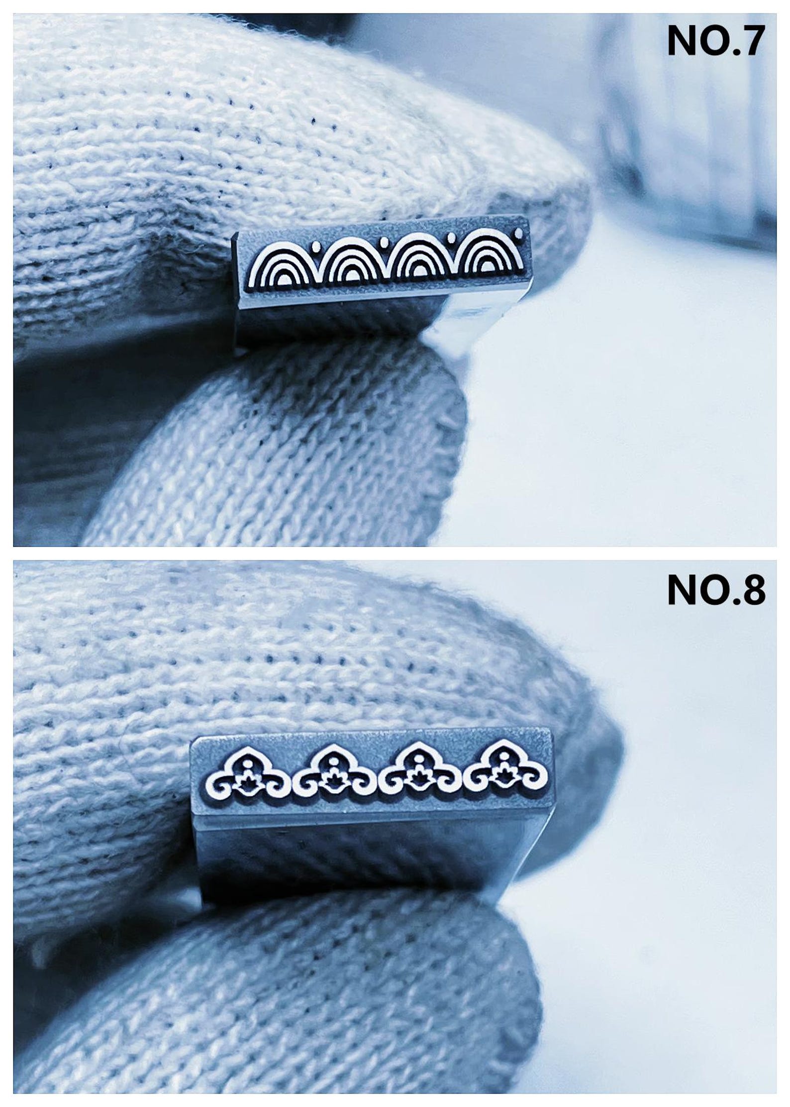 Boho Bohemian Flower Texture Steel Punches Jewelry Metal, Leather ...