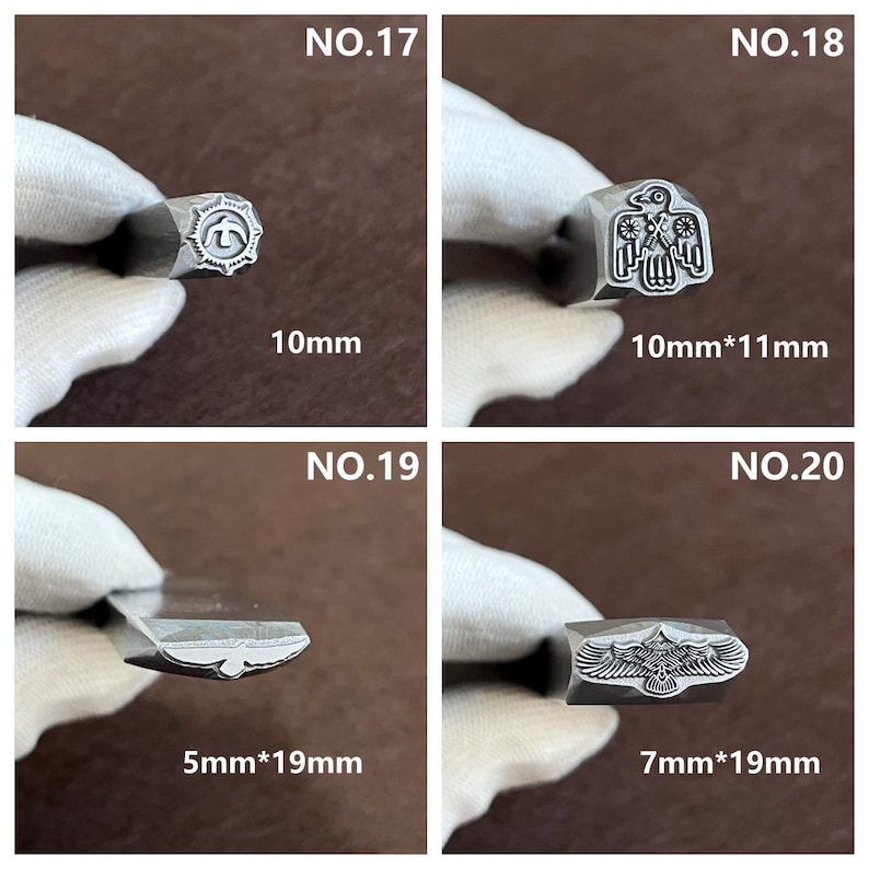 Eagle Bird Oriental Steel Punches Jewelry Metal, Leather Stamping Tools ...