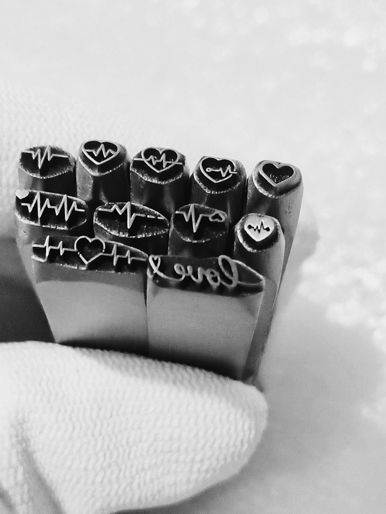 Heart/ Wave/love/cartoon Steel Punches Jewelry Metal, Leather Stamping ...